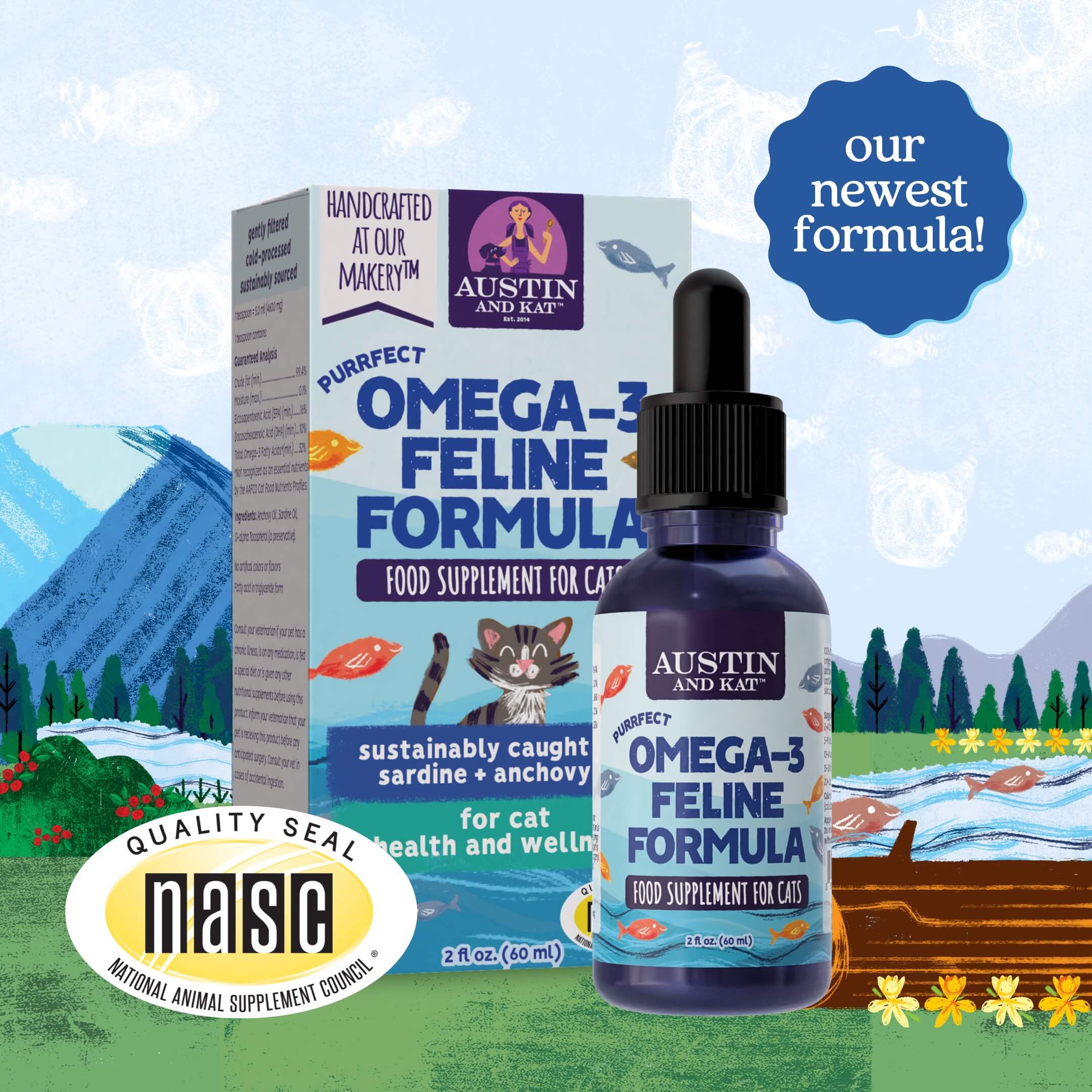 Omega-3 Feline Formula | Austin and Kat