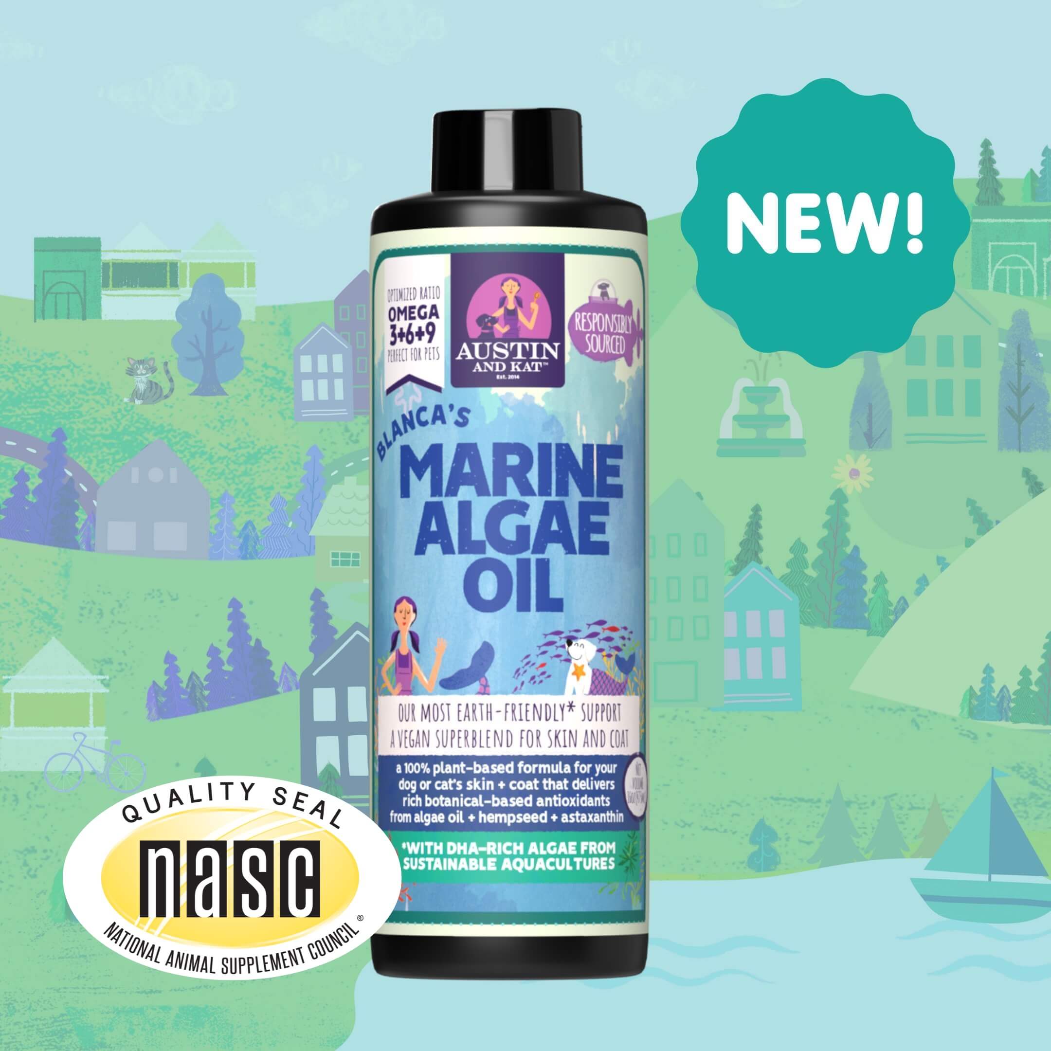 Blanca's Marine Algae Oil | Austin and Kat